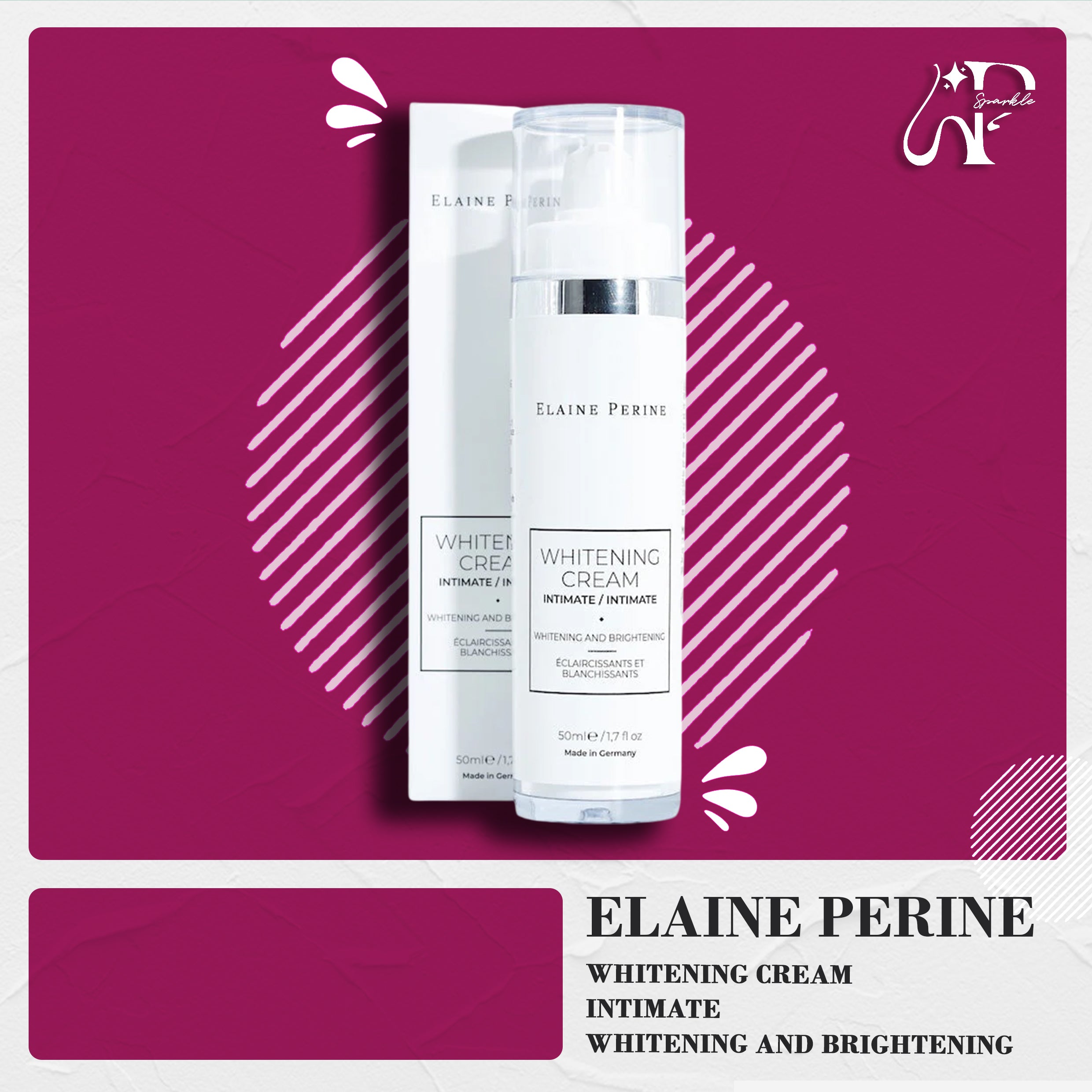Elaine Perine Whitening Cream Intimate – Sparkle Para