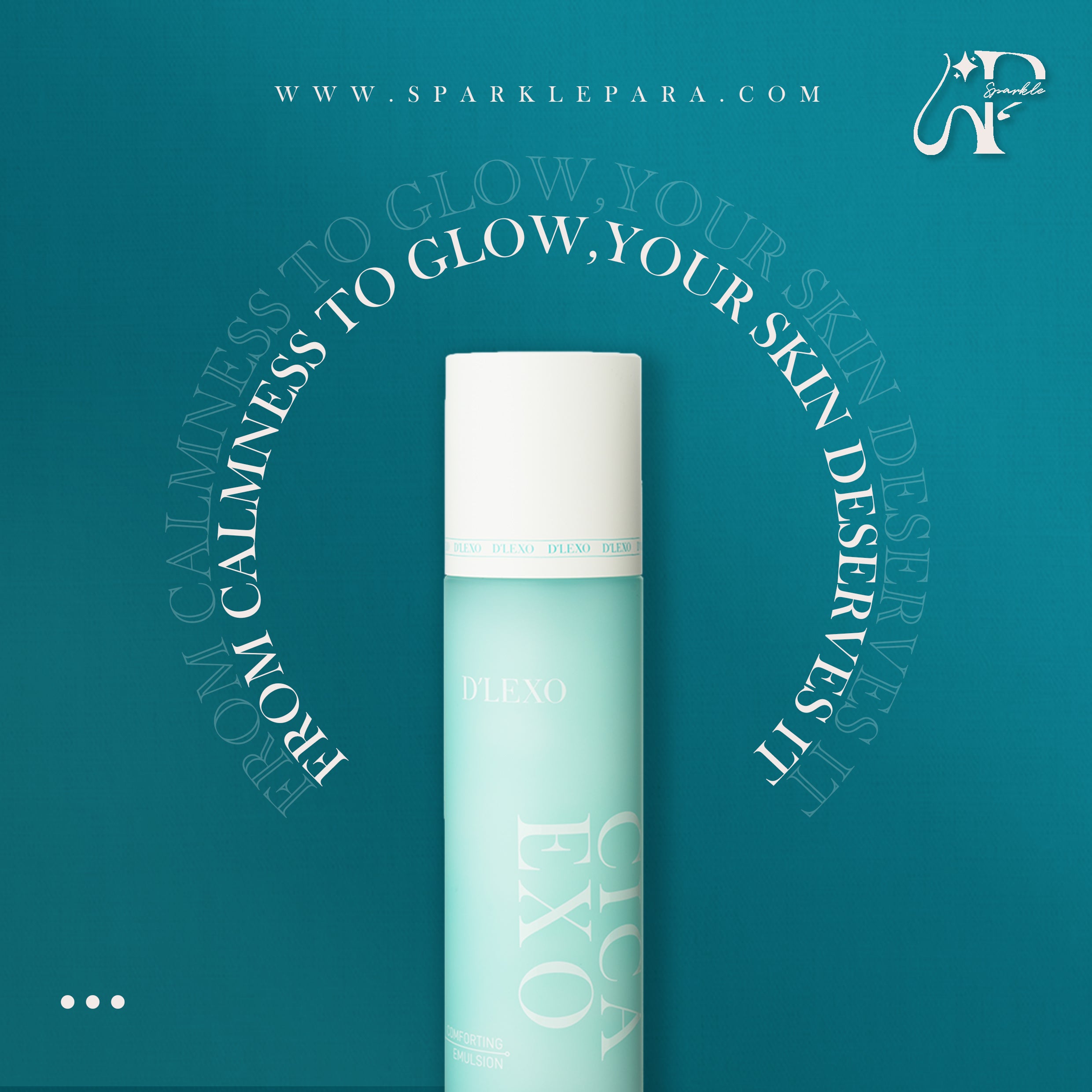 Dermaline DLEXO Cica Exo Comforting Emulsion ‏ – Sparkle Para