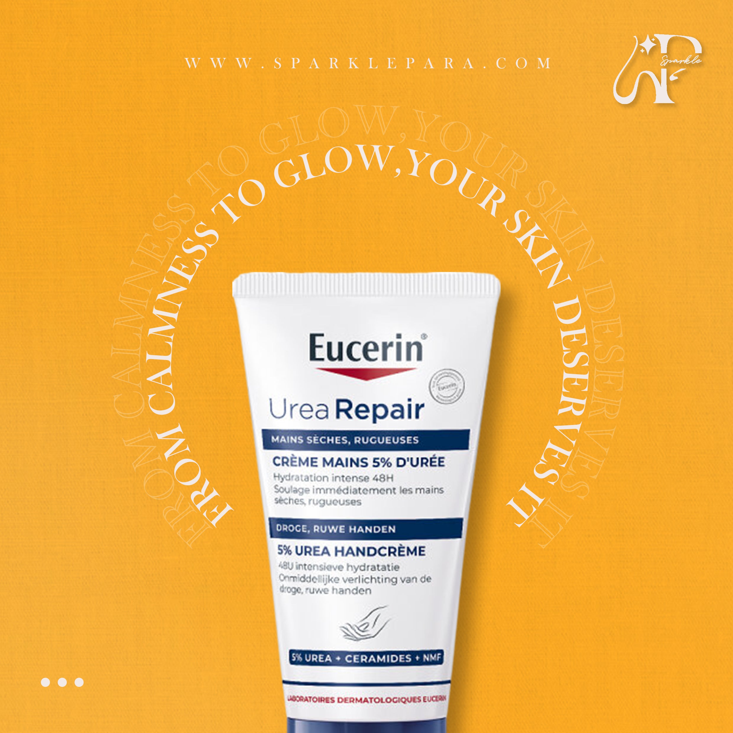Eucerin Urea Repair Hand Cream - 5% Urea – Sparkle Para